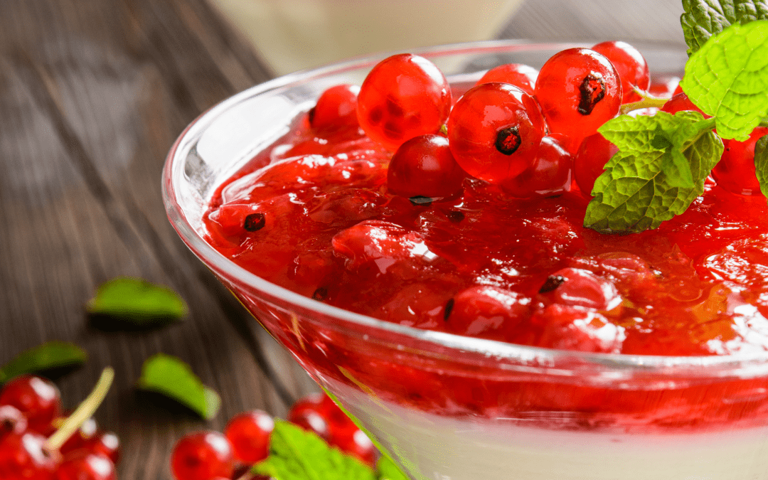 Recette microbiote : Verrines au coulis de groseilles | Blog Nahibu